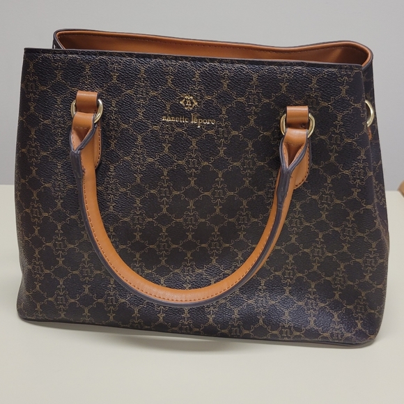 Nanette Lepore | Bags | Nanette Lepore Top Handle Logo Satchel | Poshmark